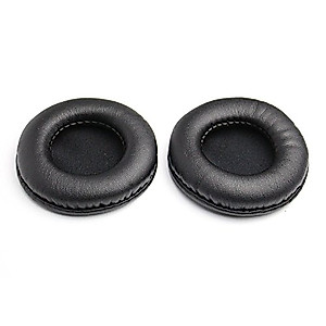 Replacement Earpads Leather Ear Cushions Spare Ear Pads Kit Fit Universal Diameter (60mm)