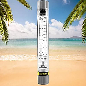 Water Flow Meter,Ozgkee Flow Meter Tube Type Flow Meter for Liquid Pipeline Flowmeter 0.5‑5 Gpm / 1.8‑18 Lpm Flow Meter Water