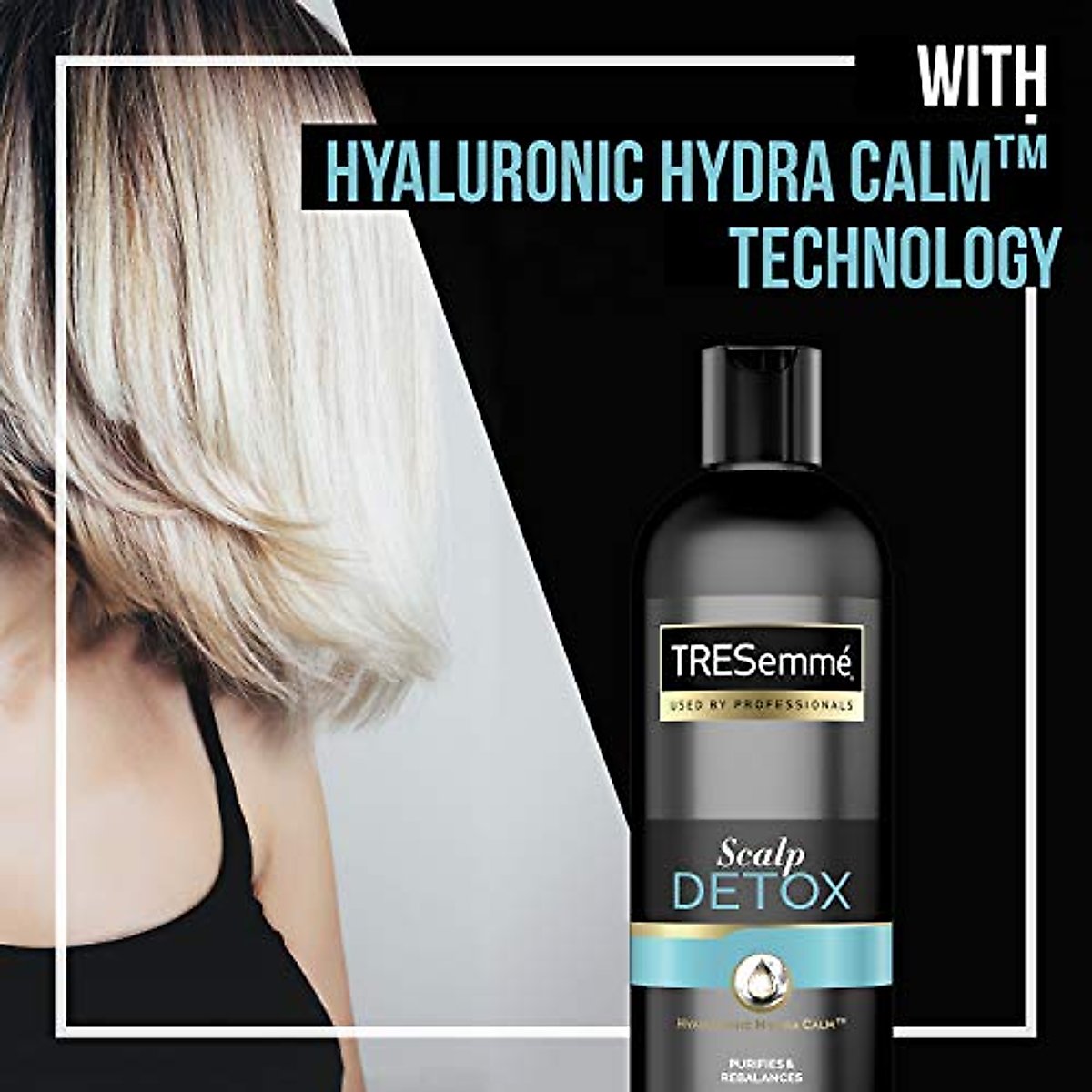 TRESemmé Shampoo for Dry and Itchy Scalp Detox to Purify Hair and Scalp from Build-Up and Excess Oils 20 oz