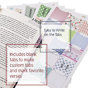 Mr. Pen- Bible Tabs, 75 Tabs, Laminated, Bible Journaling Supplies, Bible Tabs Old and New Testament, Bible Tabs for Women, Bible Tabs for Journaling Bible, Bible Book Tabs …
