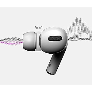 Airpod Pro Tips [6 Pairs] Earbud Replacements for Apple Airpods Pro & Airpods Pro 2 2nd Generation - Small, Medium and Large (White)