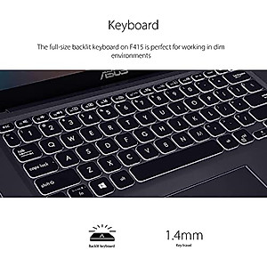 ASUS VivoBook Thin and Light Laptop 2022 | 14" FHD IPS Intel Core i3-1115G4 | 8GB DDR4 256GB NVMe SSD | Slate Grey HDMI USB-C Backlit Keyboard with FP Reader | Windows 11 Pro w/TLG 32GB USB