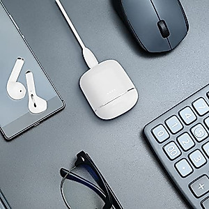 GOALSEN J-Series J05 HiFi Stereo Bluetooth Earbuds – Built-in 3 Sound Modes Touch Control Switch, HD Calls, Automatic Connection Dual Bluetooth Wireless Headphones Each Independent Use - White