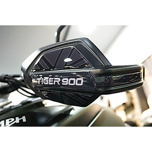 Labelbike 2 Hand Guard Stickers in Gel 3D competible with Triumph Tiger 900 GT Rally