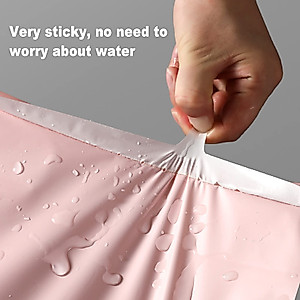 Adult Diaper Disposal,100 Pack Plastic Bags for Adult Diaper Disposal,Self-Adhesive Strips to Seal in Odours,Waterproof and Leak-Proof,Suitable for Elderly Nappy Care at Home and for Travel (Pink)