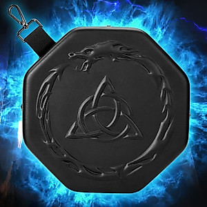 Soar Forge Dice Tray for DND and RPG - Premium Celtic Knot and Dragon Design - Perfect Dice Rolling Tray to Protect Dice for D&D - Compatible with Dungeons and Dragons and Other RPG