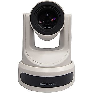 PTZOptics 30X-SDI Gen 2 Live Streaming Broadcast Camera (White) (PT30X-SDI-WH-G2) + PT-Joy-G4 4D IP Controller (GEN4) - Camera and Joystick Controller Bundle