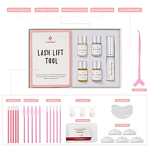 ICONSIGN Lash Lift Kit(2nd Generation), Professional Semi-Permanent Curling Eyelash Perm Kit Suitable for Salon & Home Use