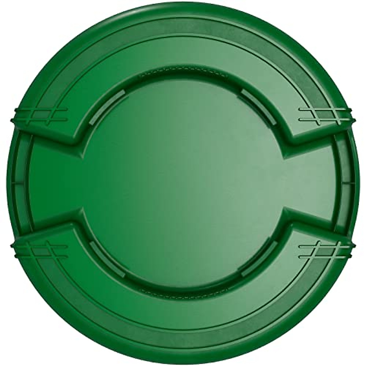 Carlisle FoodService Products Bronco Round Waste Bin Trash Container 32 Gallon - Green - Pack of 1