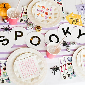 Big Dot of Happiness in My Spooky Era Banner, Ghost Concert Tour Halloween Party Decorations, Large Friendship Bracelet Banners, 28 Pieces