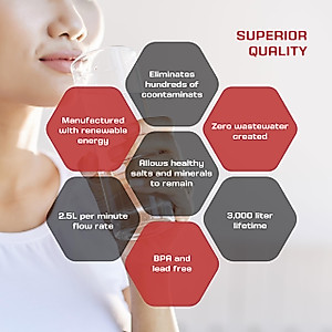 Coldstream Under Counter Water Purification System - Water Filter for Kitchen Sink, Under Counter Water Purifier, Removes PFAs, Provides Clean Water Right from Your Tap