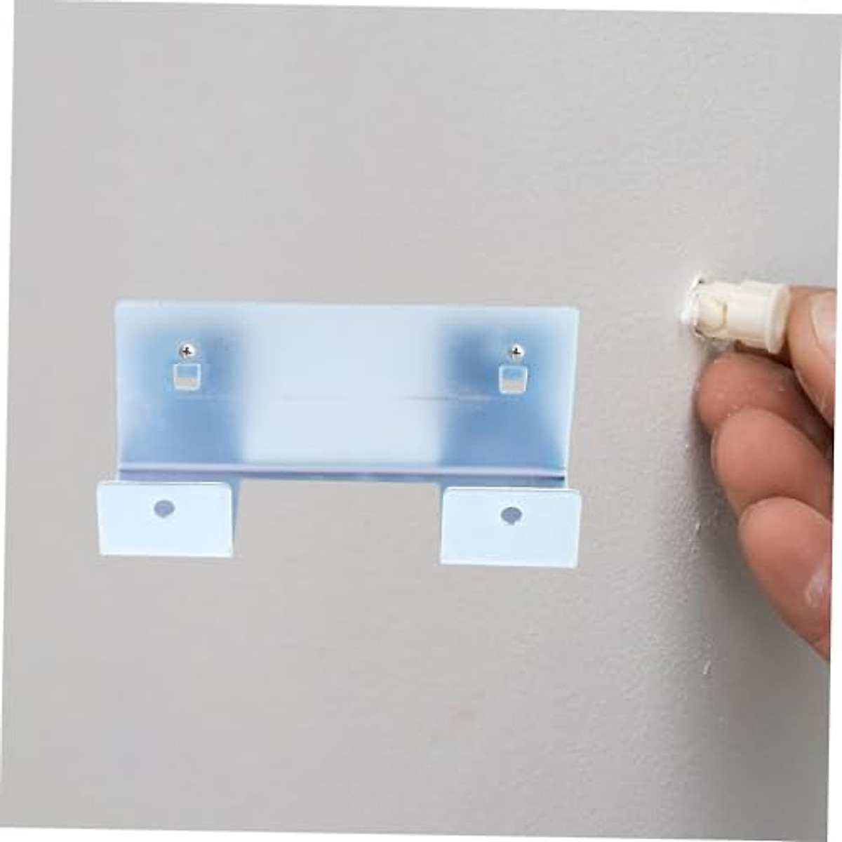 Gatuida 2pcs Power Tool Organizer Electric Drill Storage Rack Pegboard Hanger for Garage Heavy Duty Hooks for Garage Wall Hooks Peg Board Tool Holders for Wall Silver Stainless Steel