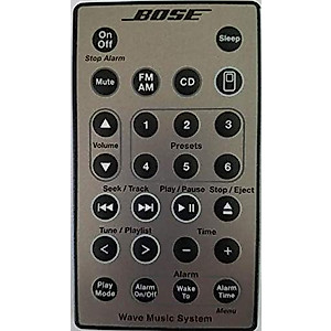 Bose Wave Music System Remote Control - Silver