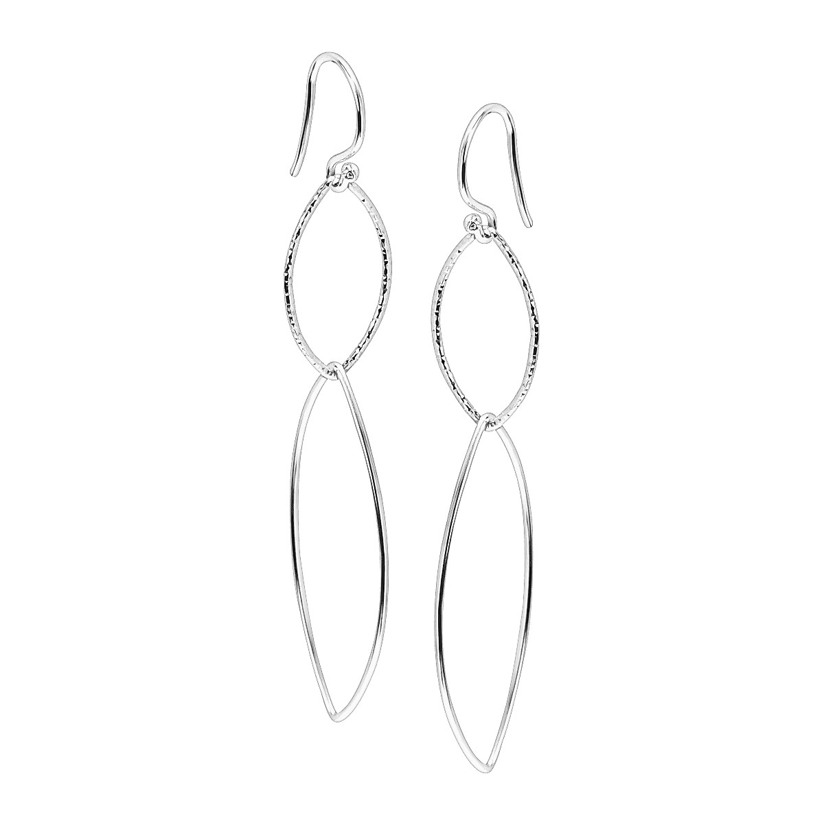 Silpada 'Interlocking' Drop Earrings in Sterling Silver