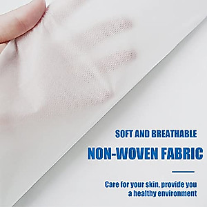 Disposable Bed Sheets Bed Cover for SPA Tattoo Massage Table Hotels 31" x 78" Non Woven Fabric White 20Pcs