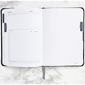 Hatch Idea Notebook - Idea Journal, Brainstorming Notebook & Project Planner for Entrepreneurs, Project Management, & Business Owners - Midnight Blue- 160 Pages, 5.75 x 8.25”