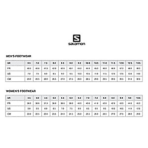 Salomon HYPULSE Trail Running Shoes for Men, Magnet/Poppy Red/Black, 10.5