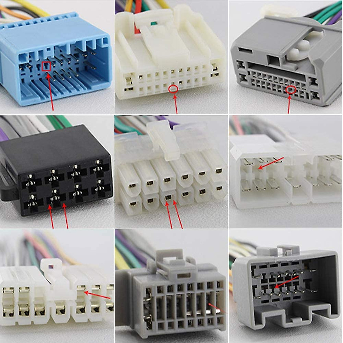 Vignee 60pcs Terminal Removal Tool kit,Pins Terminals Puller Repair Tools for Car Pin Extractor Electrical Wiring Crimp Connectors,Key Extractor Depinning Tool Set