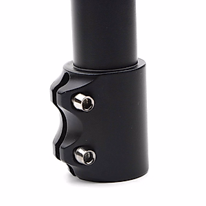 28.6mm Bike Stem Riser, Bike Fork Stem Extender, Aluminium Alloy Bicycle Handlebar Raiser Head Up Adapter for Mountain Bike, Road Bike, MTB, BMX