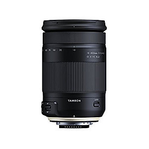 Tamron 18-400mm F/3.5-6.3 DI-II VC HLD All-In-One Zoom For Nikon APS-C Digital SLR Cameras (6 Year Limited USA Warranty)