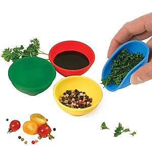 Norpro Silicone Mini Pinch Bowls, Set of 4