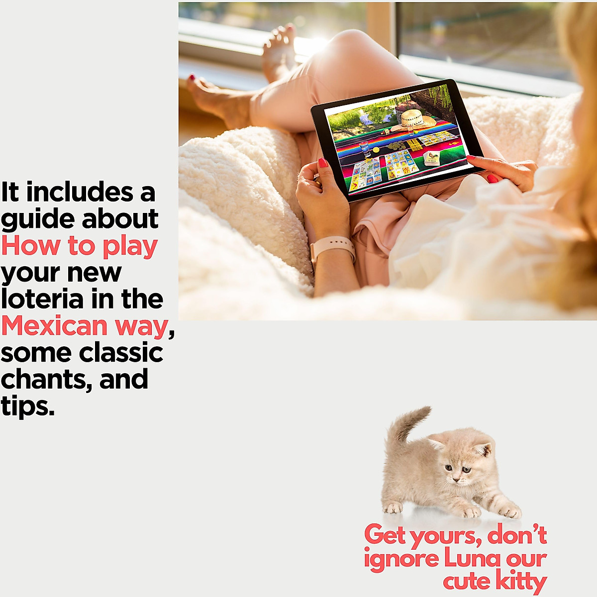 The Original Loteria Mexican Bingo Game with 100 Mexican pesos for 20 Players Game for Adults - loteria de lujo mexicana - loteria mexicana - Juegos de mesa - spanish games Mexican bingo loteria game