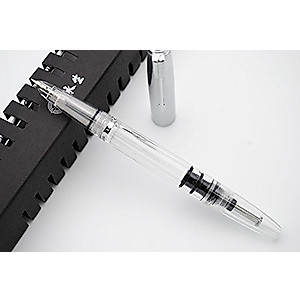 czxwyst 601 Steel Cap Vacumatic Fountain Pen (transparent-2)