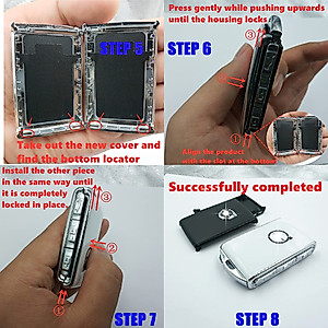 Car Key Fob Cover Compatible with Volvo XC90, XC60, XC40, S60, S90, V60, V90, Polestar 1, Polestar 2, Car Key Fob Case Refit Cover