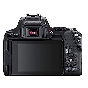 Canon EOS Rebel SL3 DSLR Camera w/EF-S 18-55mm F/4-5.6 STM Zoom Lens + 64GB Memory, Case, Tripod, Flash, Remote, and More (32pc Bundle)