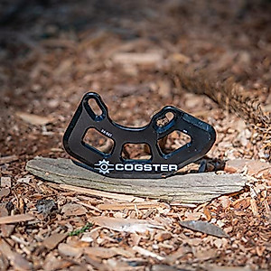 COGSTER FortiGuard Alloy MTB Bash Guard -A ISCG05 Bicycle Chain Guard for 26T-36T Chainrings, Bike Taco Bash for Your Mountain Bike Chain, BMX Chain (Black)
