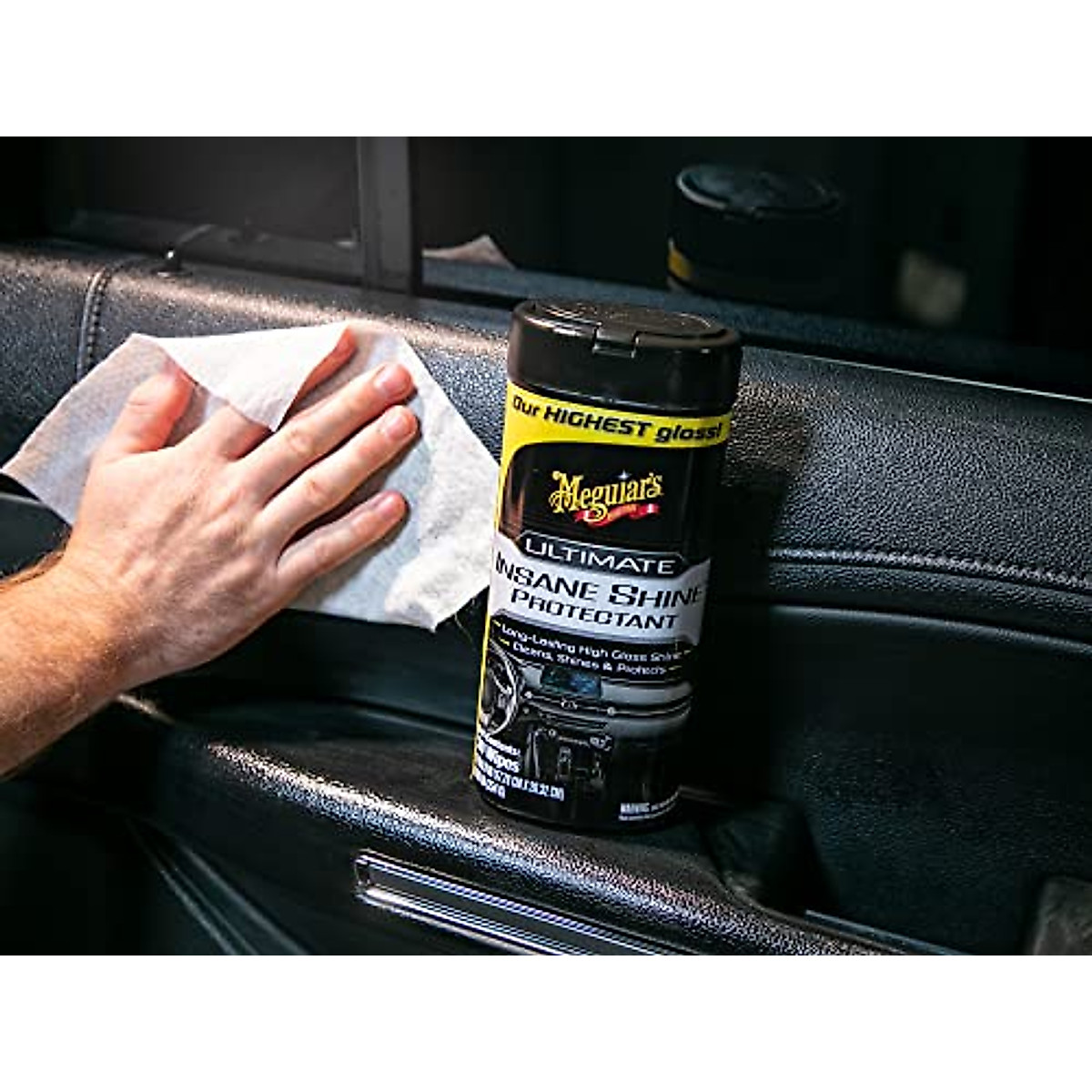 Meguiar's Ultimate Insane Shine Protectant Wipes - 30 Wipes