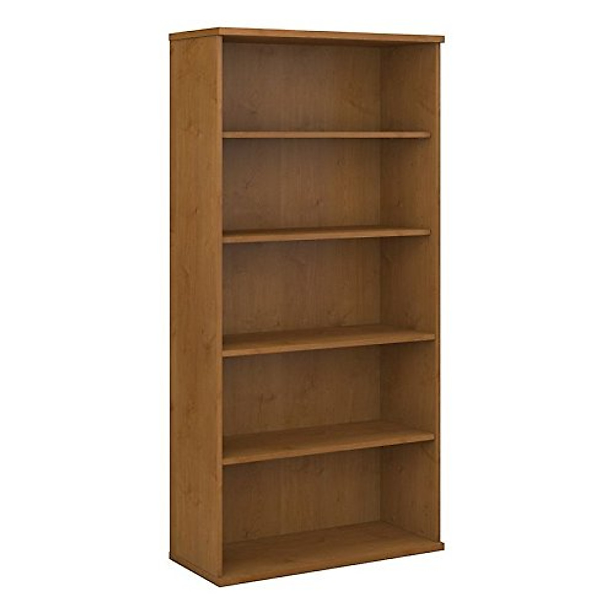 Bush Business Furniture Series C 36W 5 Shelf Bookcase, Natural Cherry