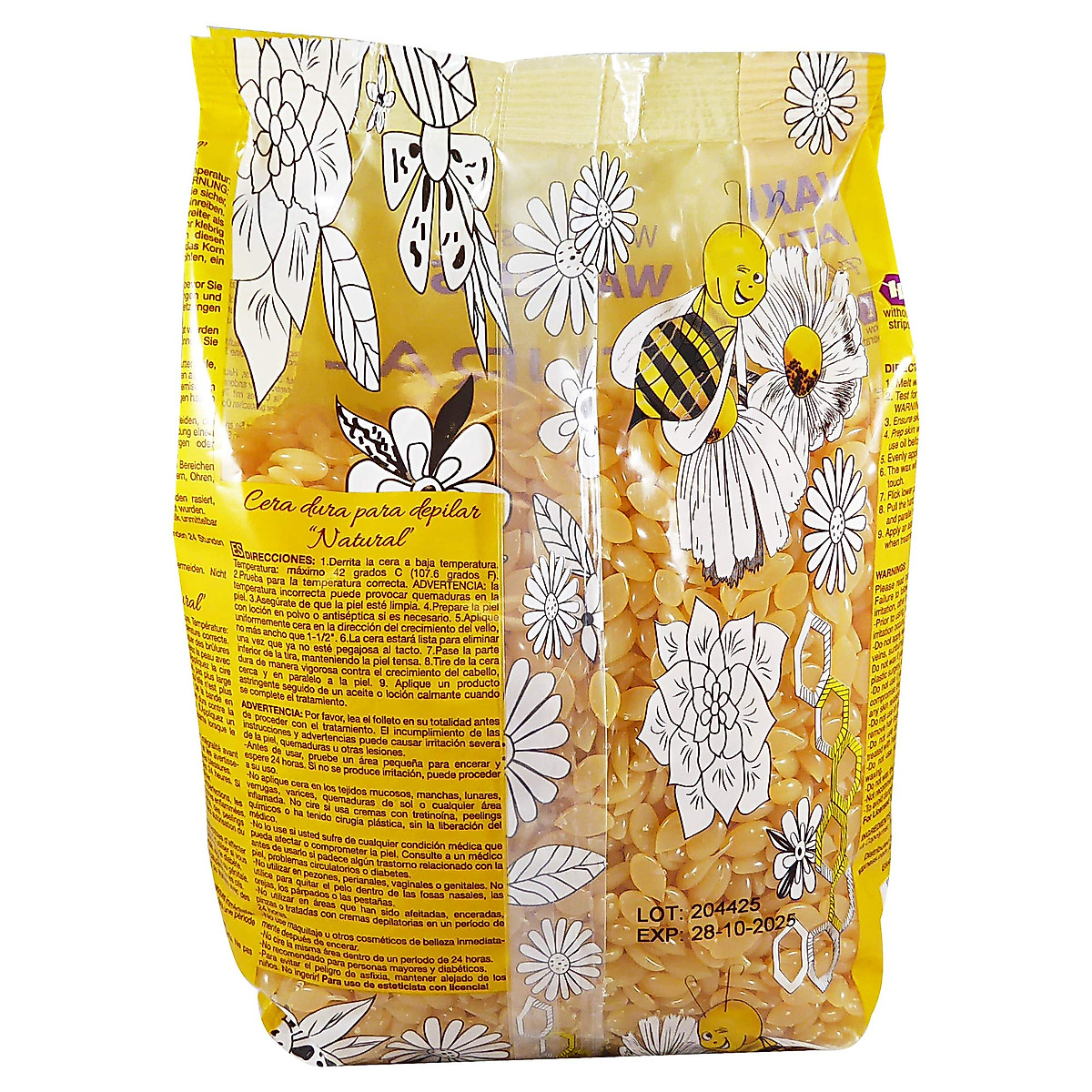 Wax Necessities Hard Wax Beads Natural 2.2 Pound