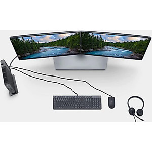 Dell Wyse 5070 Thin Client, Intel Celeron J4105 4-Core, 4GB RAM, 16GB Flash EMMC, USB C, DisplayPort 4K UHD 2-Monitor Support, Thin OS (Renewed)