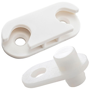 Spare Hardware Parts HEMNES Shoe Cabinet Parts Replacement for IKEA Part #110364 and #116713 (Pack of 2 Each)