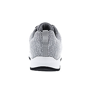 Drew Women's Galaxy Comfort Stretch Walking Shoes with Removable Footbed Double Depth Grey/White/Fabric 12 M US