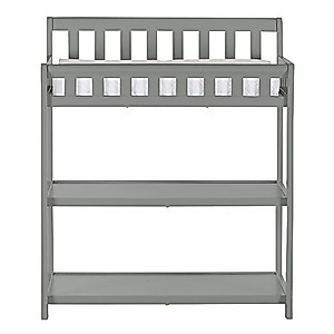 Dream On Me Ashton Changing Table, Steel Grey 34x20x40 Inch (Pack of 1)