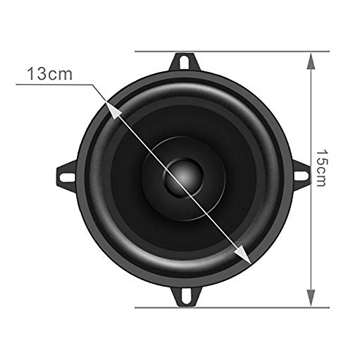 5” / 5.25" Dual Cone Speaker - Original Equipment Replacement…