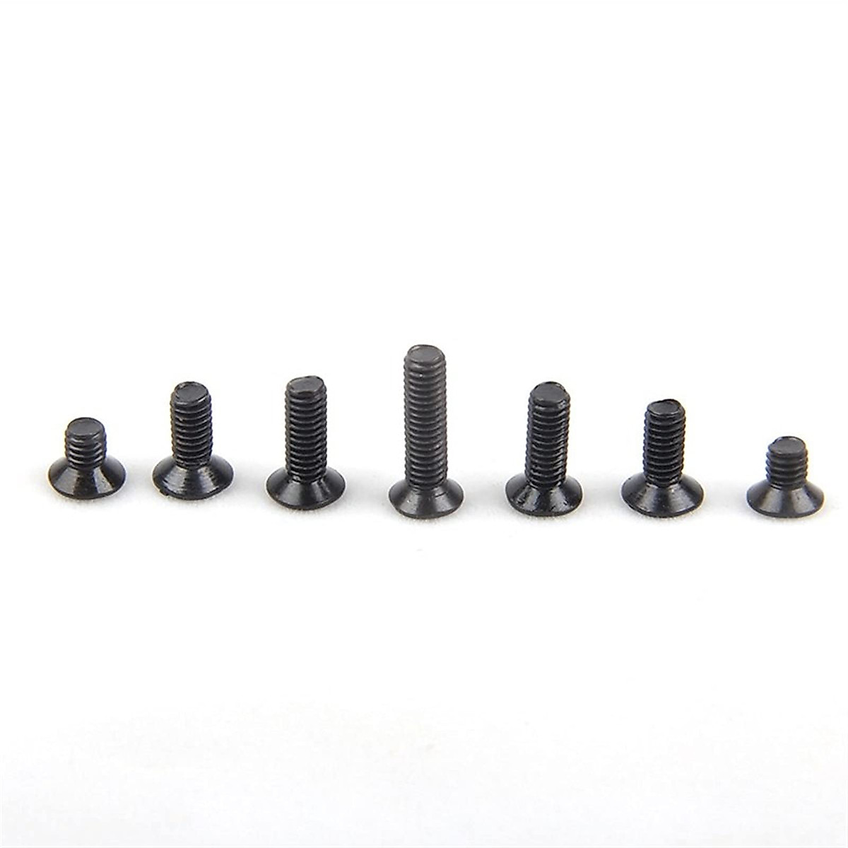 SUNQQA 20/50/100Pcs Laptop Repair Fastener Screws Flat Head Screw Phillips Screws Computer Screws M1 M1.2 M1.4 M1.6 M2 M2.5 M3 M4 (Length : 12mm 50Pcs, Size : M3)