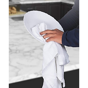 Avalon Flour Sack Towels Pack of 15 Size 28x28 Inches – 100% Ring Spun Cotton, Highly Absorbent Dish Towels for Drying Dishes, Durable Tea Towels for Kitchen, Multipurpose Flour Sack Dish Towels