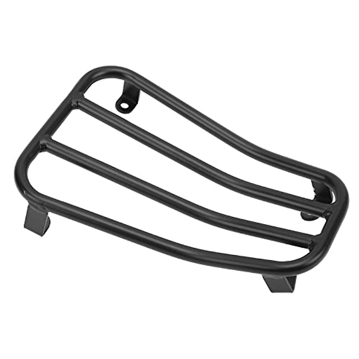 Motorcycle Scooter Footrest Luggage Rack Carrier for GTS 150 250 300 GTV 2017-2022 (Black)