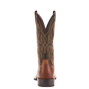 ARIAT Mens Sport Rustler Western Boot Brute Brown/Tack Room Black 13 Wide