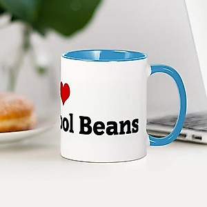 CafePress I Love Saying Cool Beans Mug Ceramic Coffee Mug, Tea Cup 11 oz