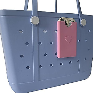 Doesn’t fit Compatible with Bogg Bag Phone Case Holder Charm Accessory - for Simply Futaiphy Angilifan Chokoter Tote Bag Charm Accessory - Secure Attachment - Strong and Sturdy Soft Rubber Shell Case