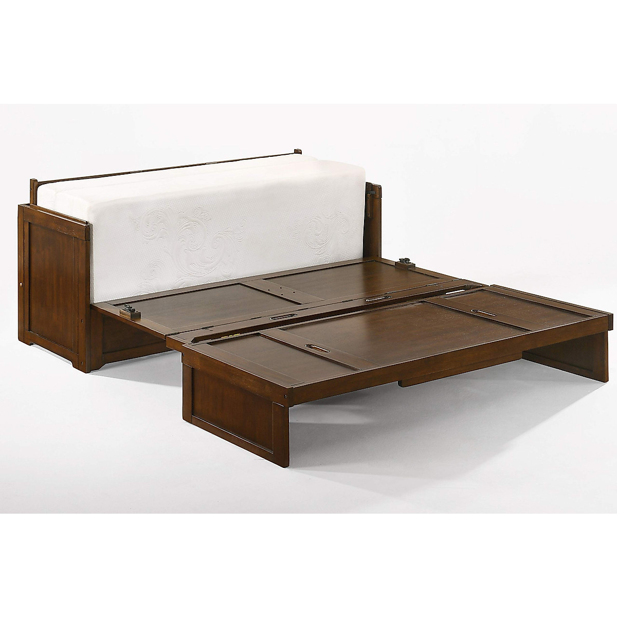 Night & Day Murphy Cube Cabinet Bed PRE-Assembled by SDS Cabinet Beds with 6" Memory Foam Mattress