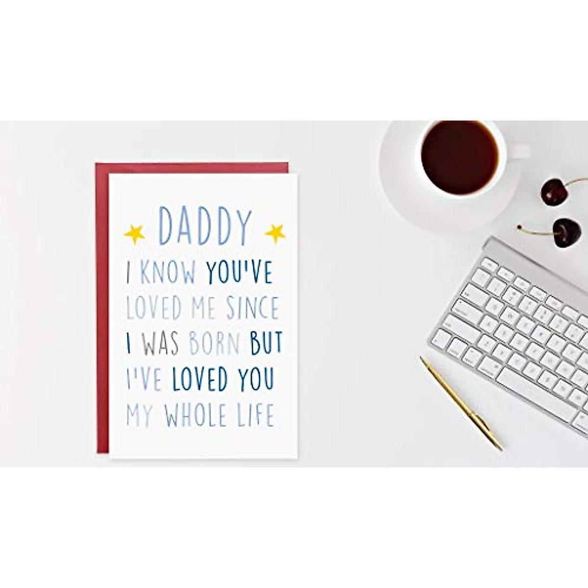 Birthday Card For Daddy,Fathers Day Card,New Dad Cute Birthday Cards