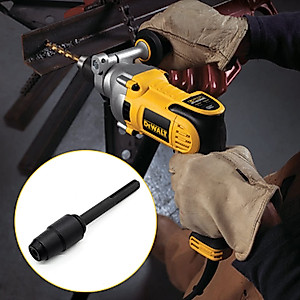 Kyuionty SDS Max to SDS Plus Adapter, 40Cr Steel SDS-max to SDS-Plus Drill Converter Shank Quick Tools for Demolition Hammers, Rotary Hammers (Black)