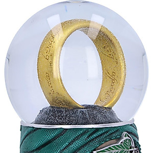 Nemesis Now Lord of The Rings Snow Globe, Iconic Middle Earth Design, Official Merchandise Hand-Painted Resin - Frodo