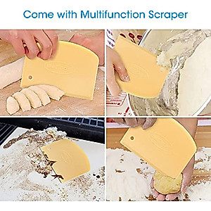 Unicook Large Pizza Stone 16 Inch, Heavy Duty Cordierite Pizza Grilling Stone, Bread Baking Stone, Thermal Shock Resistant Pizza Stone for Oven Grill, Baking Pizza, Bread, Cookie, Rectangular 16 x 14