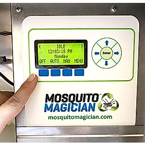 Sprinkler Magician Mosquito Repellent Machine Dual Reservoir Stainless Steel